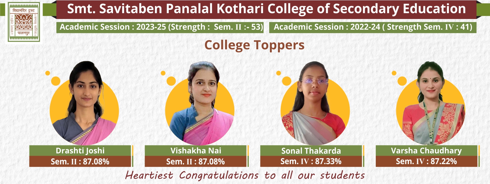 Smt. S. P. Kothari College of Secondary Education (B.Ed. College)
